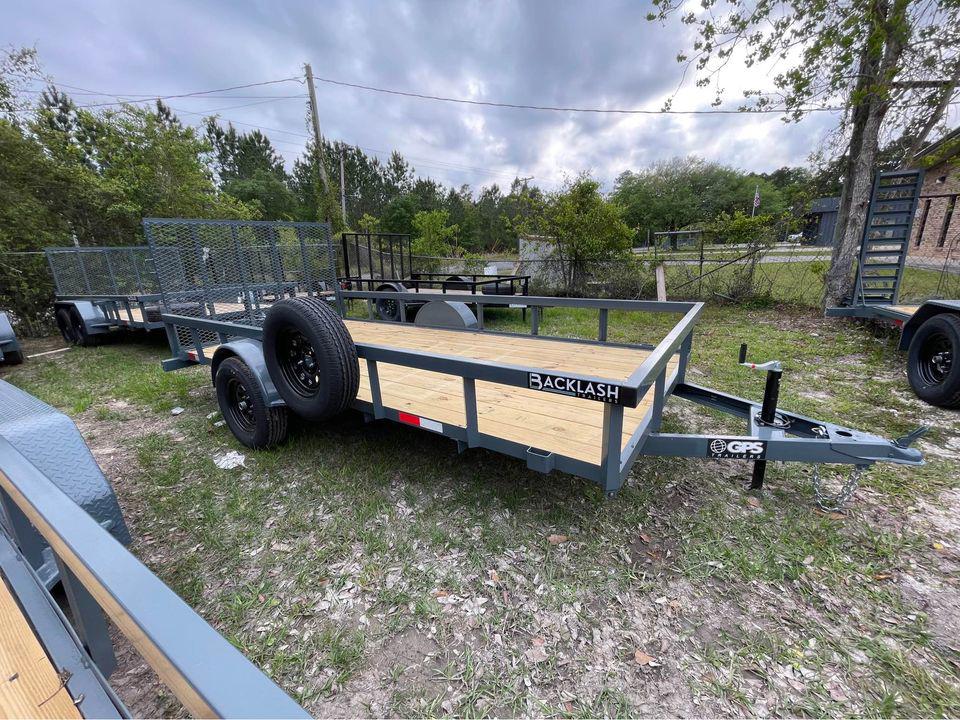 2025 GPS 6x14 Heavy Duty SA Utility Trailer w/ Shock Assist Gate ...
